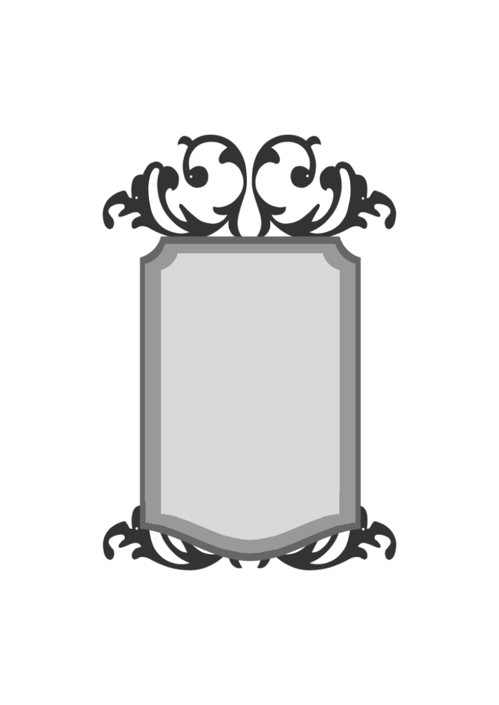 Crest Frame Free SVG File - SVG Heart