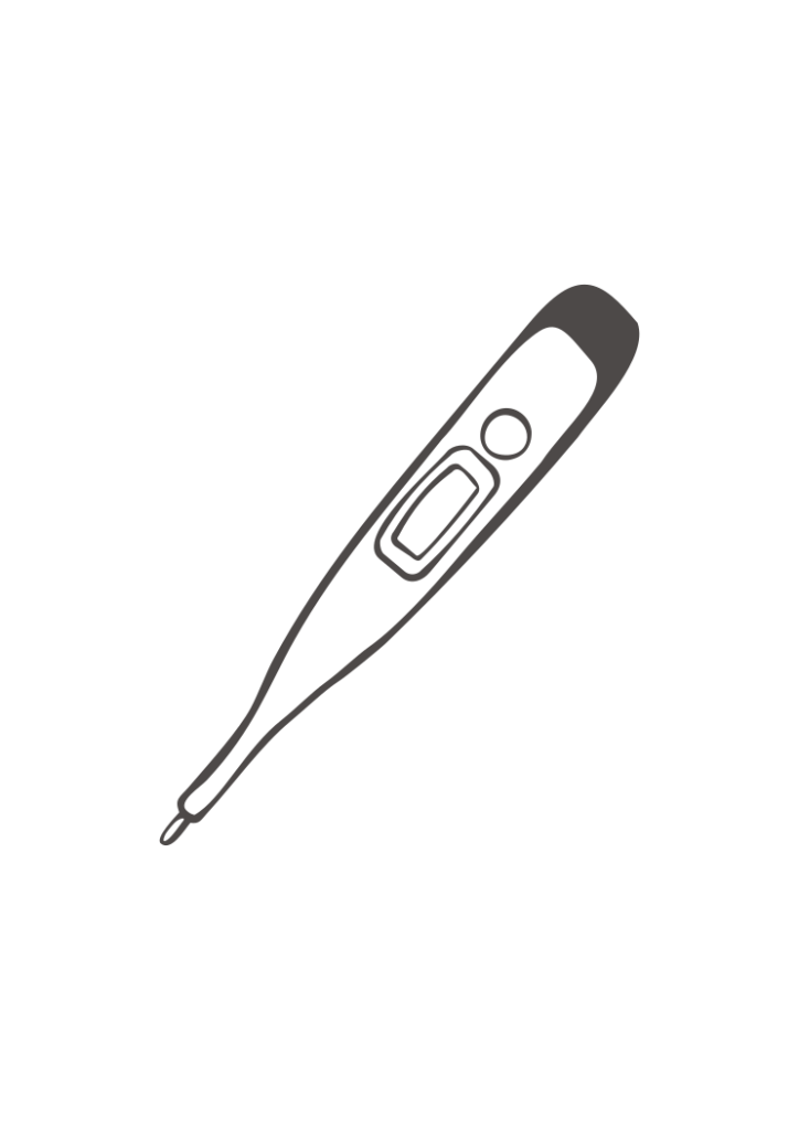 Digital Thermometer Free SVG File - SVG Heart