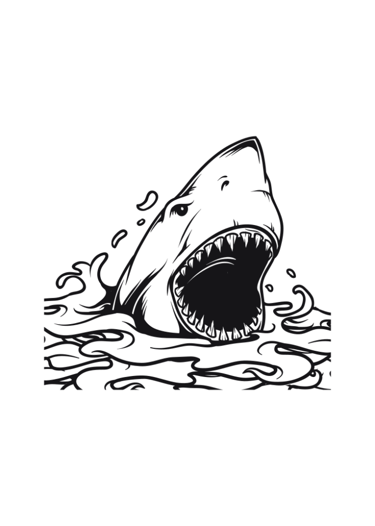 Shark Free SVG File - SVG Heart