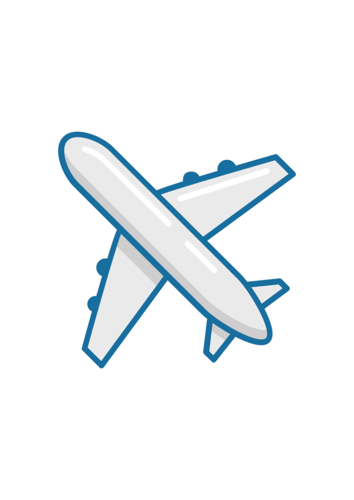 Airplane Aircraft Clipart Free SVG File - SVG Heart
