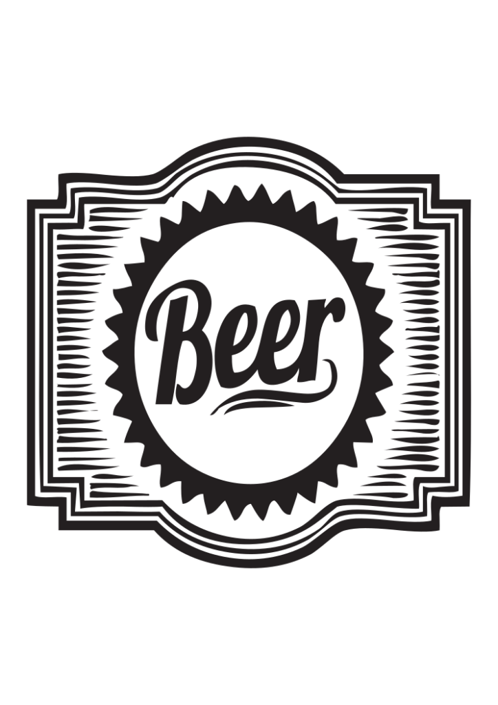 Beer Label Sign Free SVG File - SVG Heart