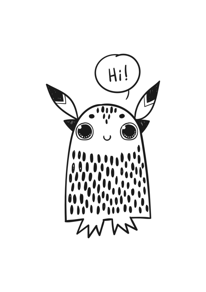 Cute Monster Free SVG File - SVG Heart