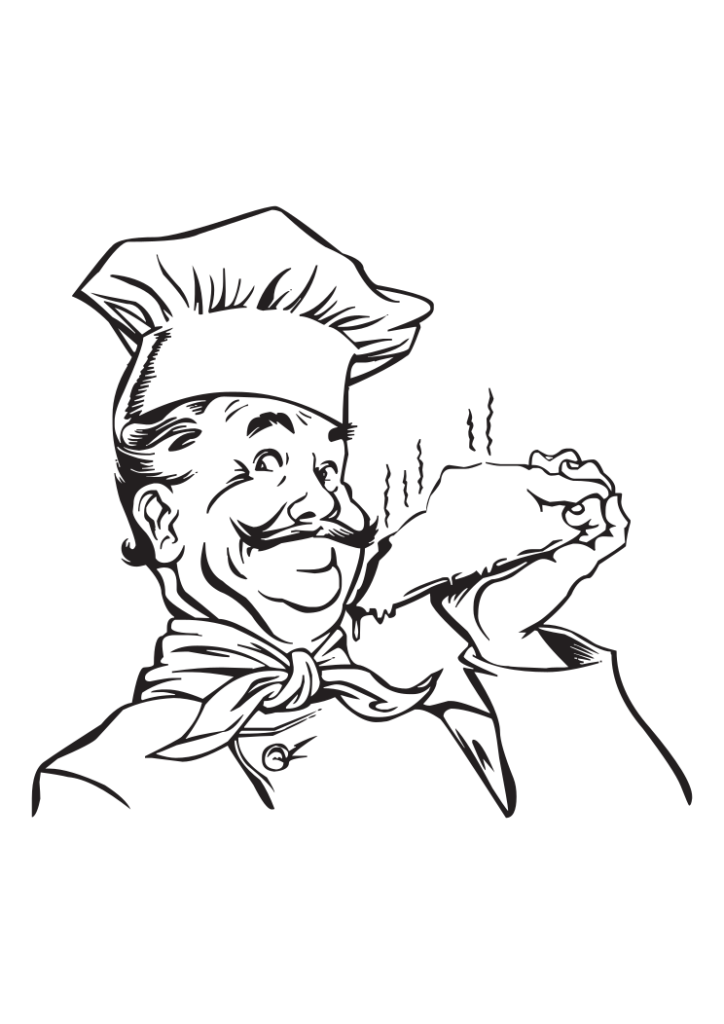 Pizza Chef Cook Free SVG File - SVG Heart