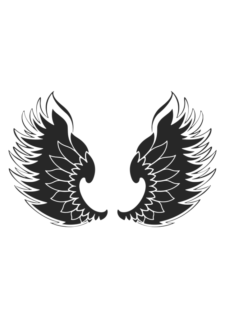 Angel Wings Free SVG File - SVG Heart