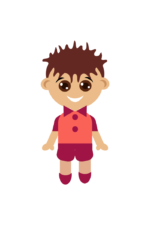 Cute Boy Clipart Free SVG File - SVG Heart