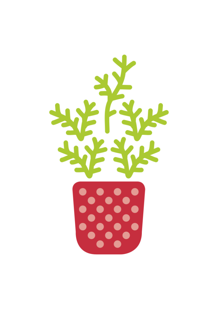 Flower Herb In Pot Free SVG File - SVG Heart