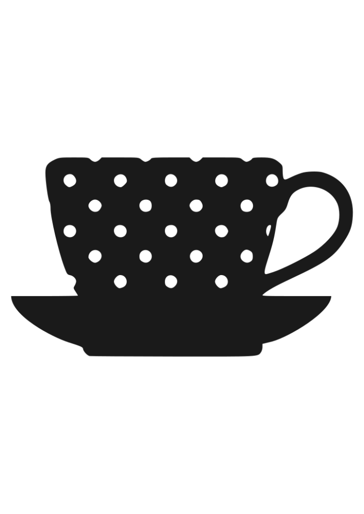 Tea Cup Silhouette Free SVG File - SVG Heart
