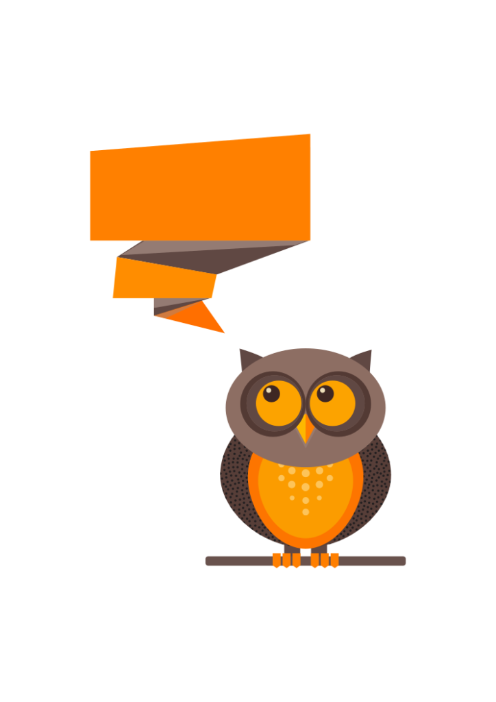 Owl Question Conversation Bubble Clipart Free SVG File - SVG Heart