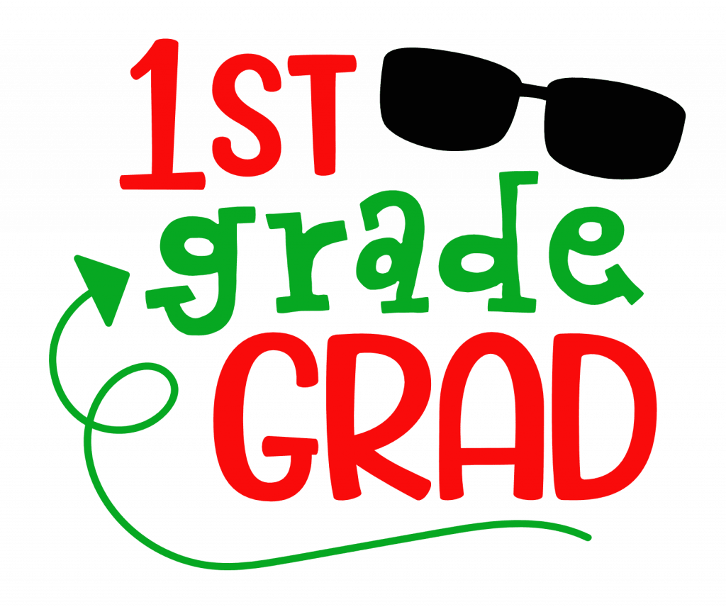 1st Grade Grad, Graduation Free Svg File - SVG Heart