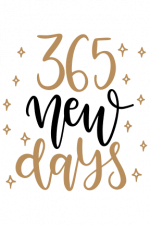 365 New Days, sign, Stars Free Svg File - SVG Heart