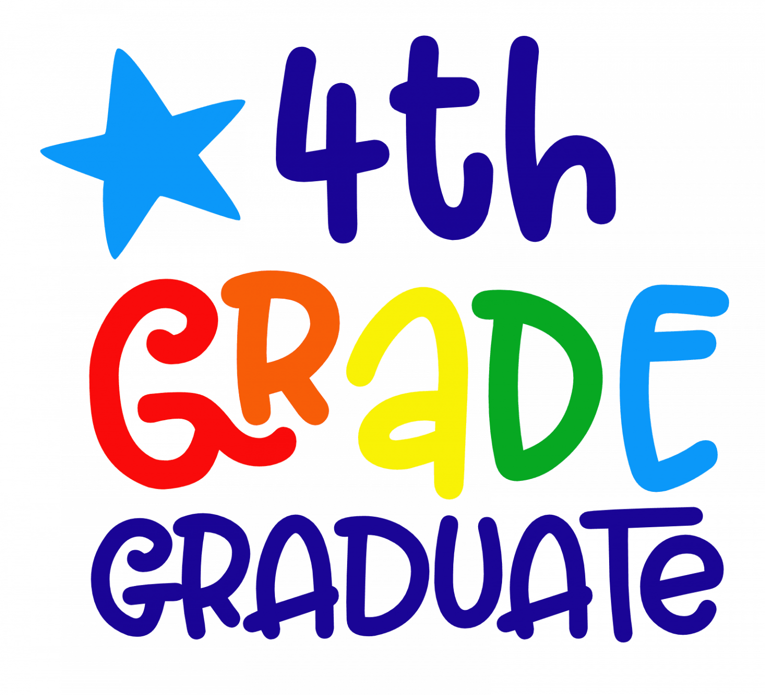 4th Grade Graduate, Graduation Free Svg File - SVG Heart