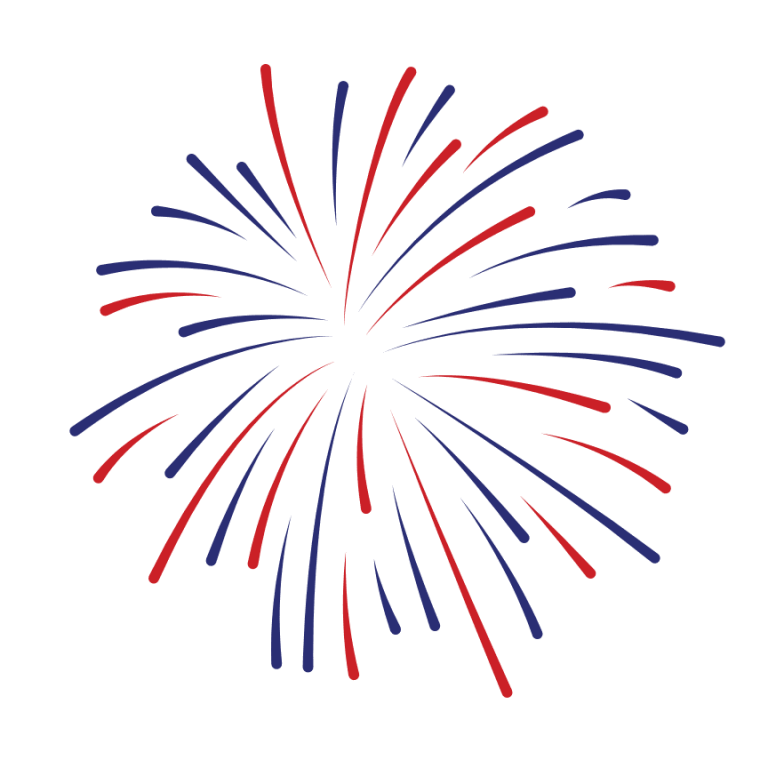 4th Of July Fire Work, America, New Year Free Svg File - SVG Heart