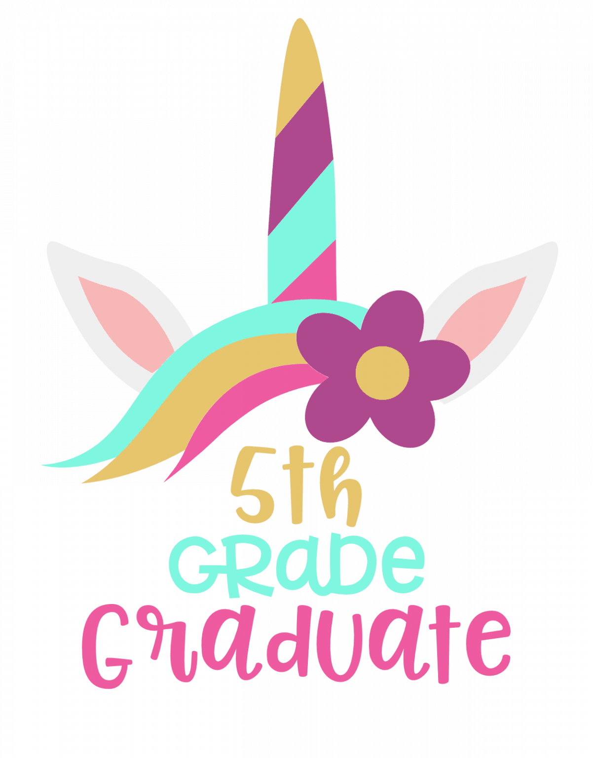 5th Grade Graduate, Graduation Free Svg File - SVG Heart