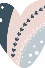 heart boho design with dots free svg file - SVG Heart