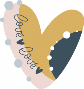 love heart boho design with dots free svg file - SVG Heart