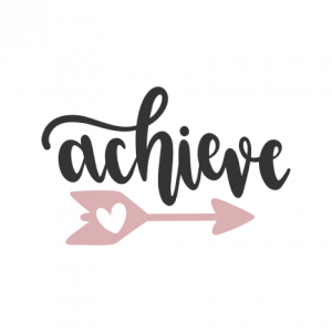 Achieve, Heart with Arrow, positive Free Svg File - SVG Heart