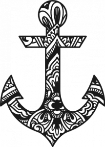 anchor mandala, ship, sailor, decorative - free svg file for members ...