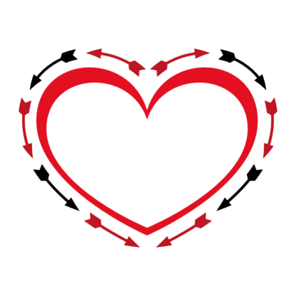 Arrow Heart, Valentine's Day Free Svg File - SVG Heart
