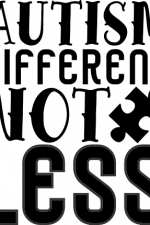 autism different not less, awareness free svg file - SVG Heart
