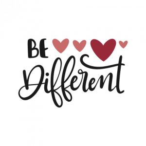 Be Different Free Svg File, Heart Shape - SVG Heart