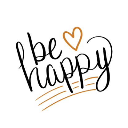 Be Happy Free Svg File - SVG Heart