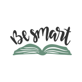 Be Smart, Book Free Svg File - SVG Heart