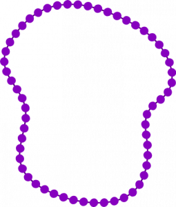 beads, decorative free svg file - SVG Heart