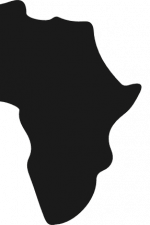 black, african map, countries free svg file - SVG Heart