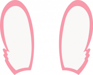 bunny ears, baby, easter free svg file - SVG Heart