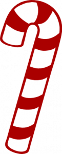 candy cane, christmas free svg file - SVG Heart