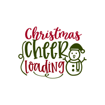 Christmas Cheer Loading, Holiday Free Svg File - SVG Heart
