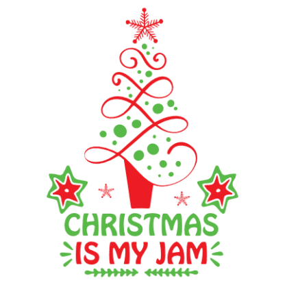 Christmas Is My Jam, Funny Sayings Free Svg File - SVG Heart
