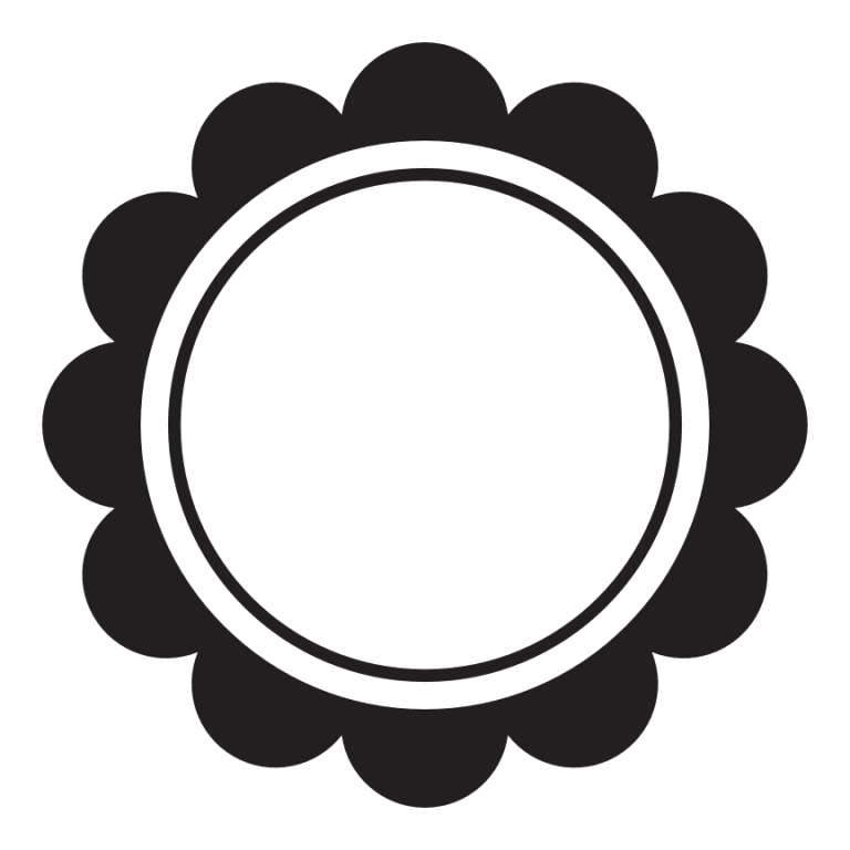 Circle Monogram, Round, Decoration Free Svg File - SVG Heart