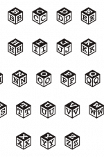 Cubes Letter Monogram - Solid Top, Decorative Alphabet Free Svg File ...