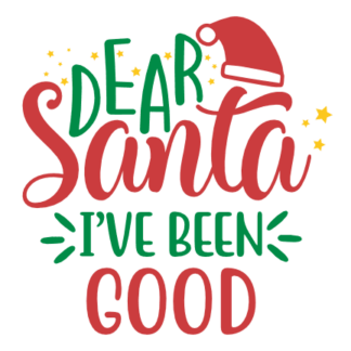 Dear Santa I've Been Good Free Svg File - SVG Heart