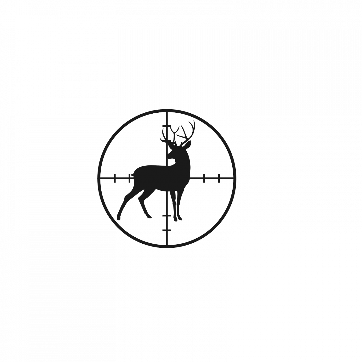 Deer Scope, Hunting Free Svg File - SVG Heart