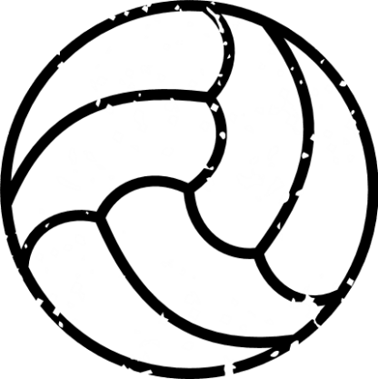 distressed volleyball ball, sport free svg file - SVG Heart