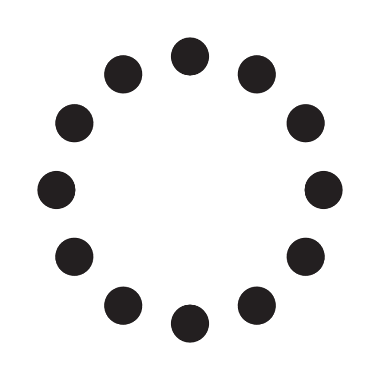 Dotted Circle Monogram, Decoration Free Svg File - SVG Heart