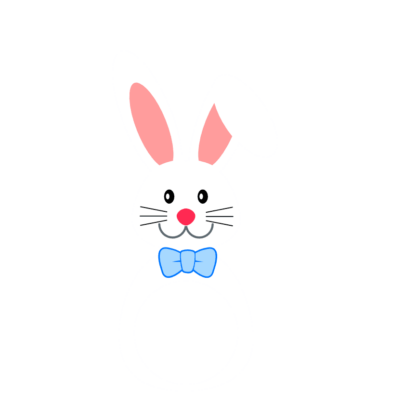 Easter Bunny Monogram, Spring Free Svg File - SVG Heart