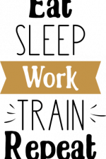 eat sleep work train repeat, gym free svg file - SVG Heart