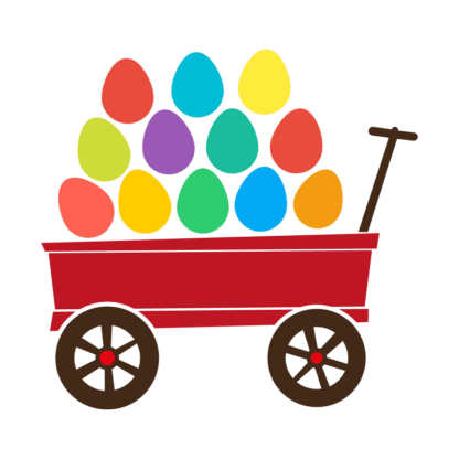 Egg Wagon, Easter Free Svg File - SVG Heart