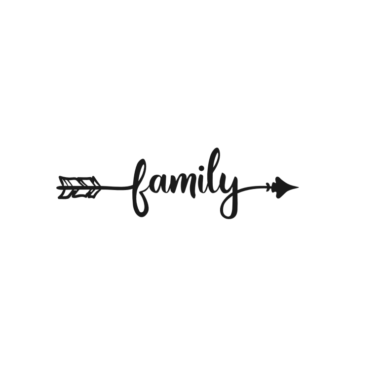 Family Arrow, Family Sign Free Svg File - SVG Heart