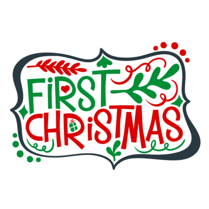 First Christmas Free Svg File - SVG Heart