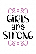 Girls Are Strong, Girl Power Free Svg File - SVG Heart
