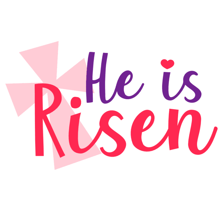 He Is Risen, Easter, Religious Free Svg File - SVG Heart