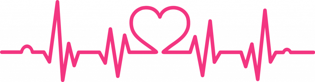 heart beat wave, nurse life free svg file - SVG Heart
