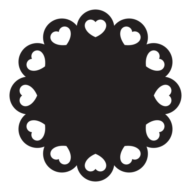 Hearts Circle, Decoration Free Svg File - SVG Heart