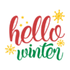 Hello Winter, Christmas Free Svg File - SVG Heart