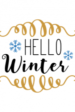 Hello Winter, Christmas Season Free Svg File - SVG Heart