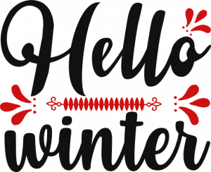 hello winter, cold season free svg file - SVG Heart